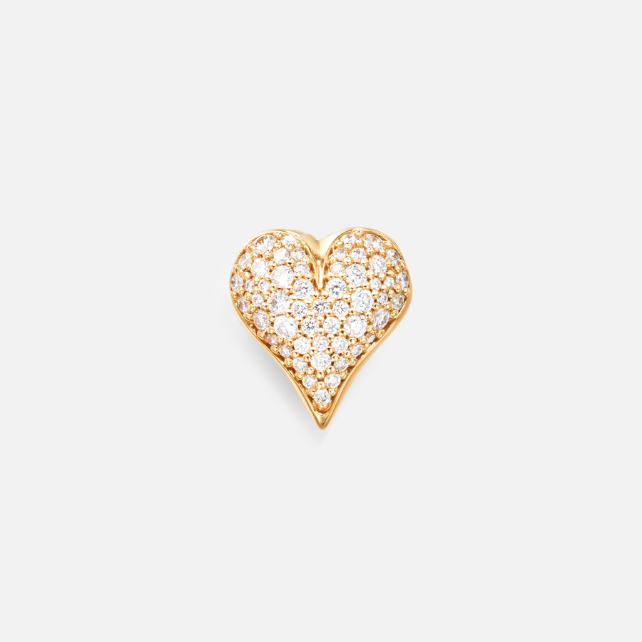 Hearts clasp pavé | Ole Lynggaard