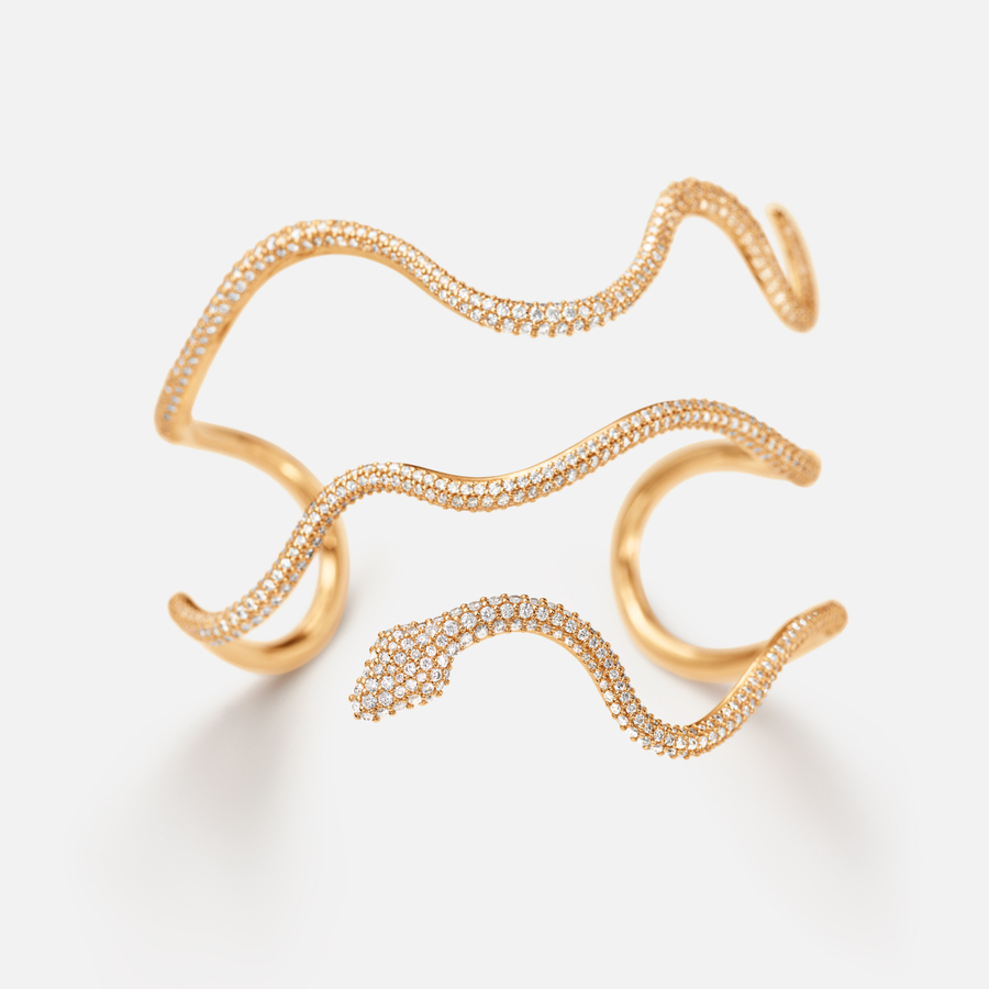 Snakes bangle pavé | Ole Lynggaard